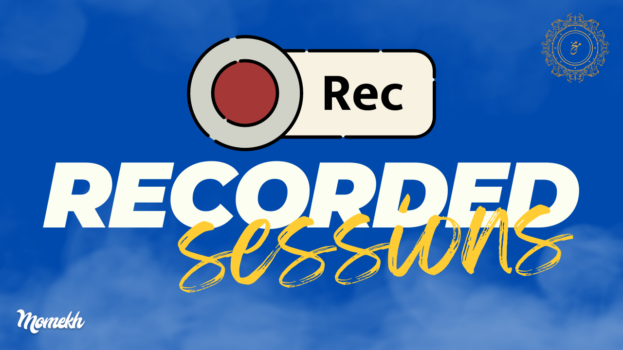 One on One Zoom Sessions - Momekh